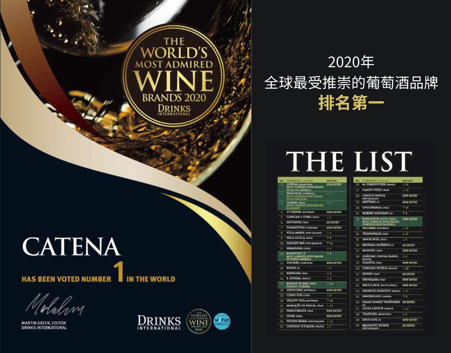 卡帝娜高地赤霞珠 Catena Alta Cabernet Sauvignon招商价格 阿根廷 库约地区 门多萨 阿根廷卡帝娜酒庄